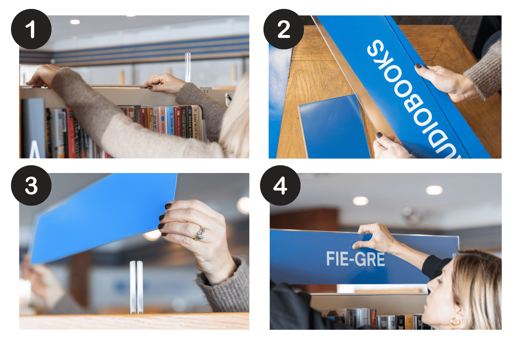 NEW! magnetic sign holders - 3 Branch